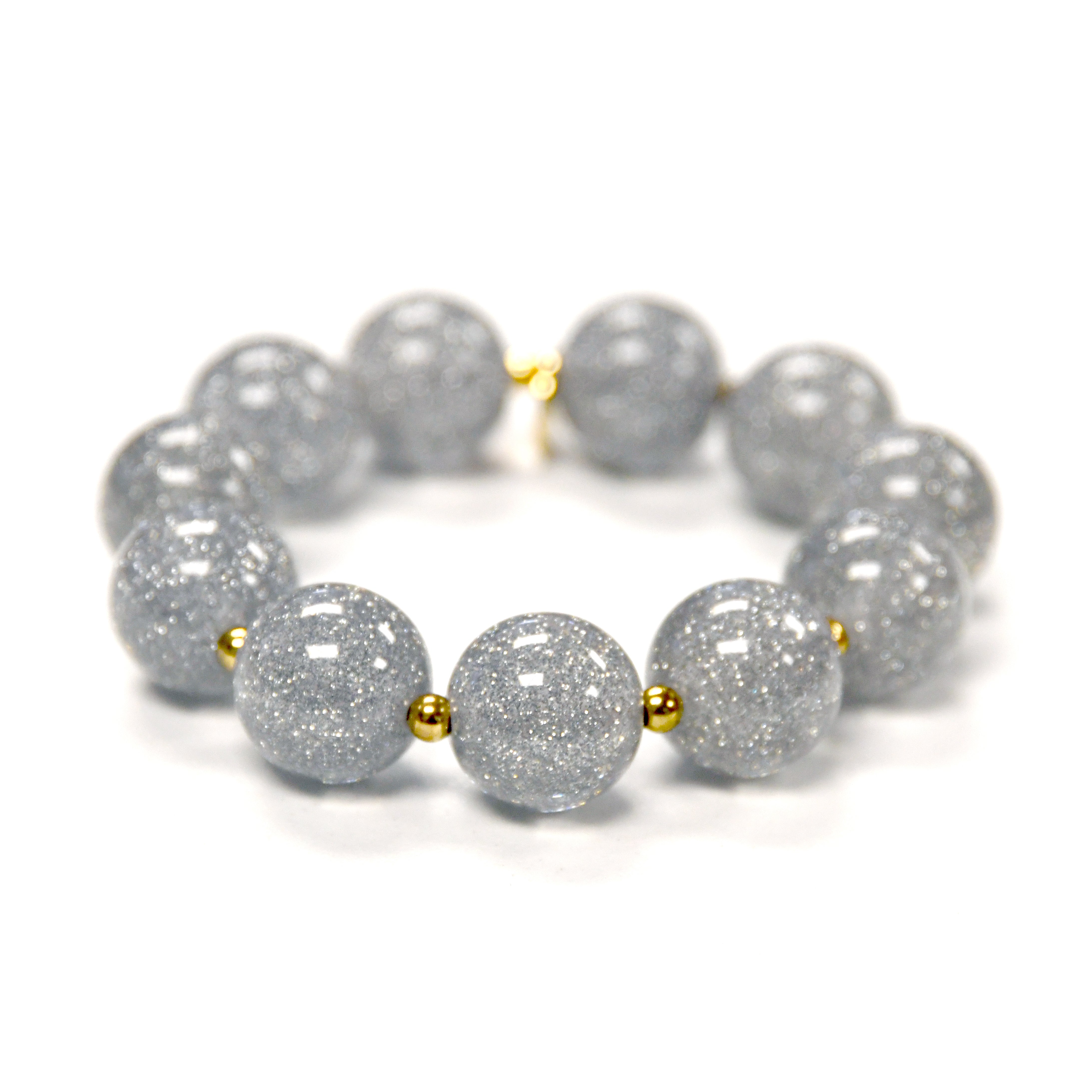 Cavells | Scrunchie Is Back Round Bobble in Silver