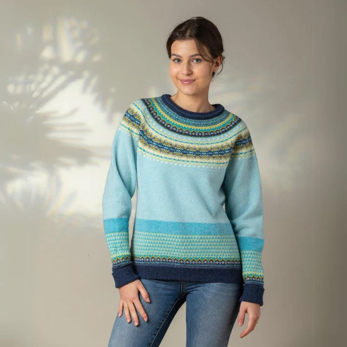 Cavells | Eribe Alpine Sweater in Mermaid