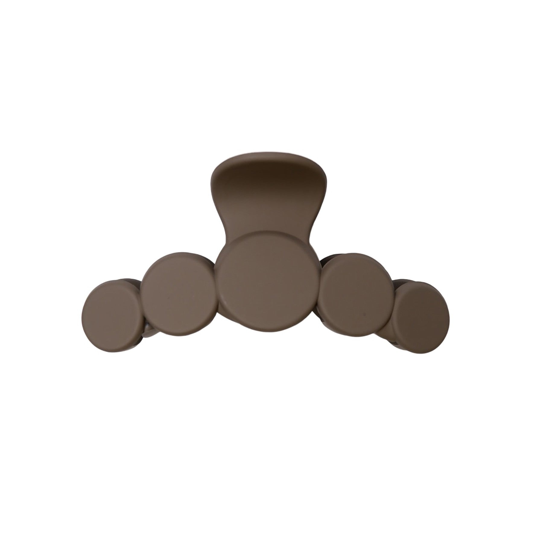 Cavells | Black Colour Bubble Big Matt Hair Claw in Brown