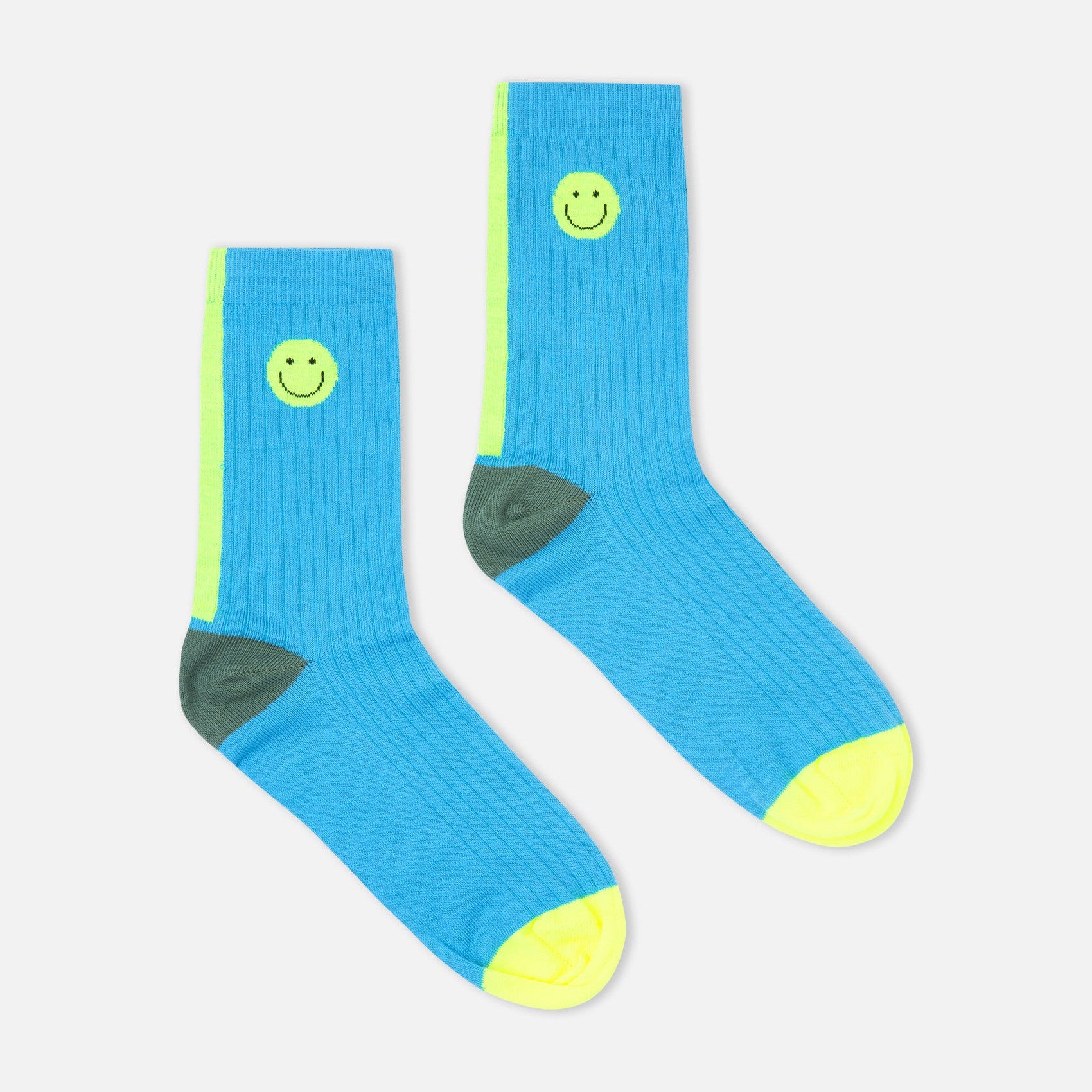 Cavells | Dr Bloom Cobi Smiley Sock in Blue