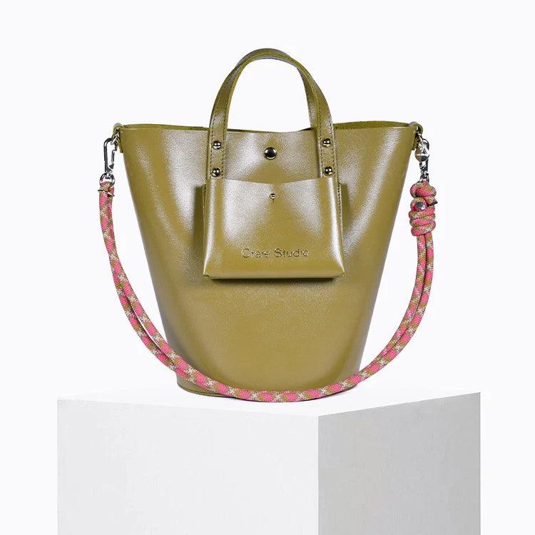 Cavells | Craie Studio Notion Large Bucket Bag in Kiwi